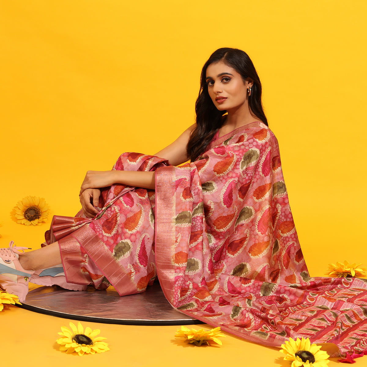 Saree With Sneakers – Silk Land